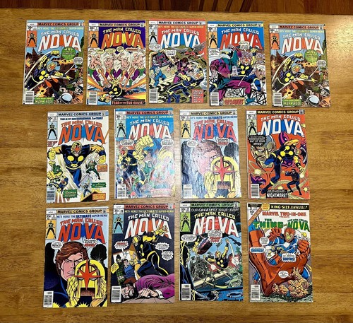NOVA Man Called LOT 13 Bks#,9,10,11,13,14,16,18,20,21+Marvel Two-In-One ...
