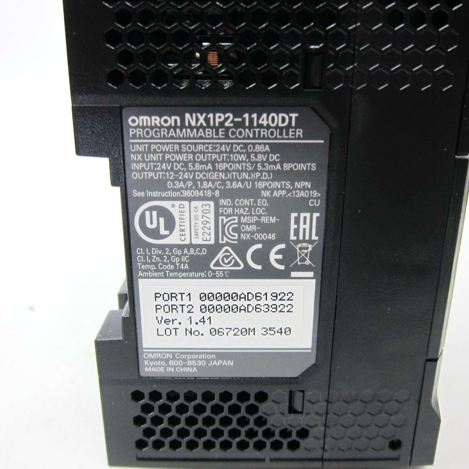 OMRON NX1P2-1140DT Programmable Controllers PLC | eBay