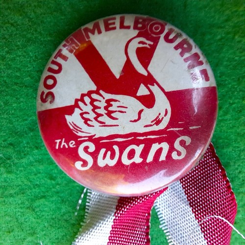 Vintage South Melbourne Swans brooch pin badge. | eBay Australia