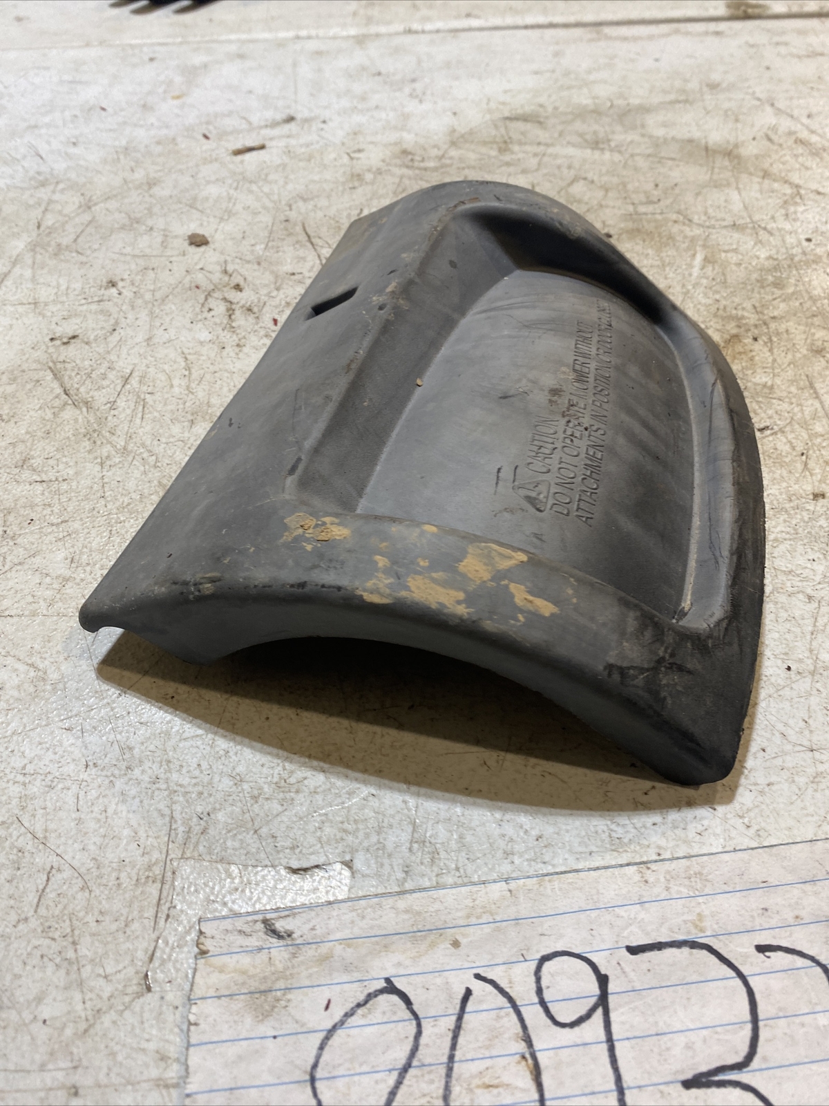 Hop push mower 967650001 01 Chute Rock Guard Mulcher | eBay