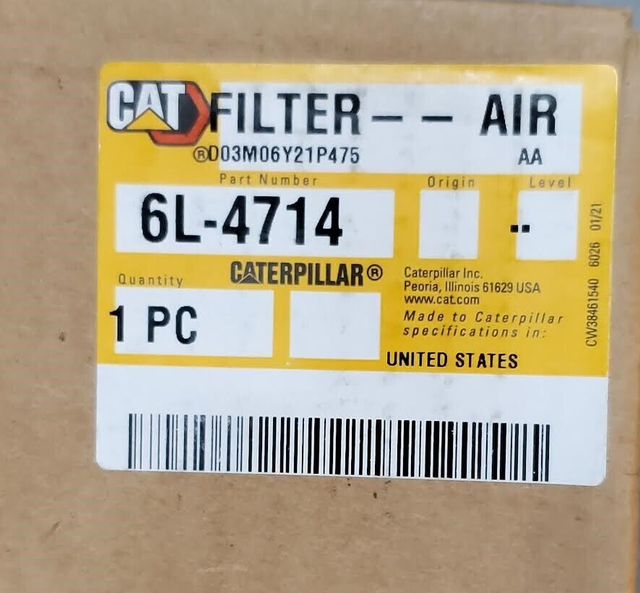 OEM CAT Caterpillar Air Filter 6l-4714 6L4714 for sale online | eBay