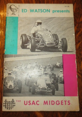 1968 Ed Watson presents USAC Midgets Annual Yearbook Great Photos ...