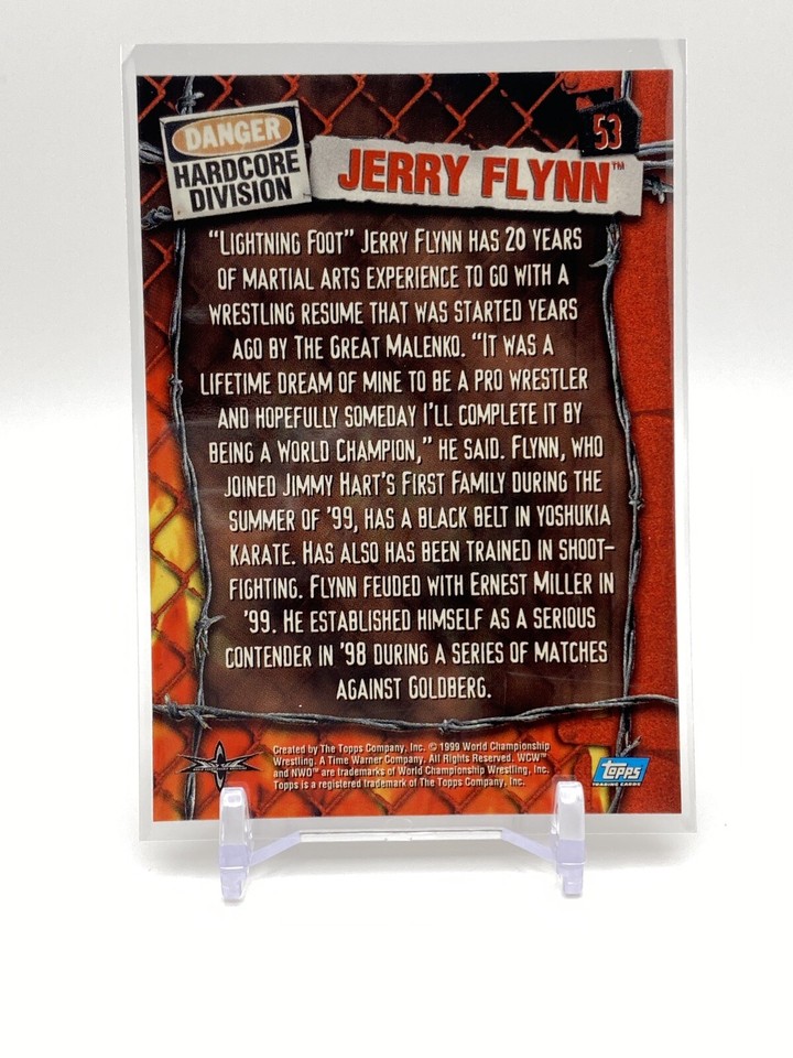 1999 Topps WCW Embossed Jerry Flynn #53 | eBay