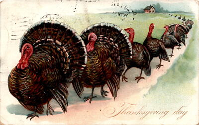 Thanksgiving day, Raphael Tuck & Sons, Saxony, Mrs. Clarence Simpson ...