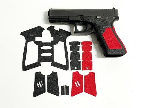 Handleitgrips Hybrid Gun Grip Enhancement for Glock 17/22 With Red ...