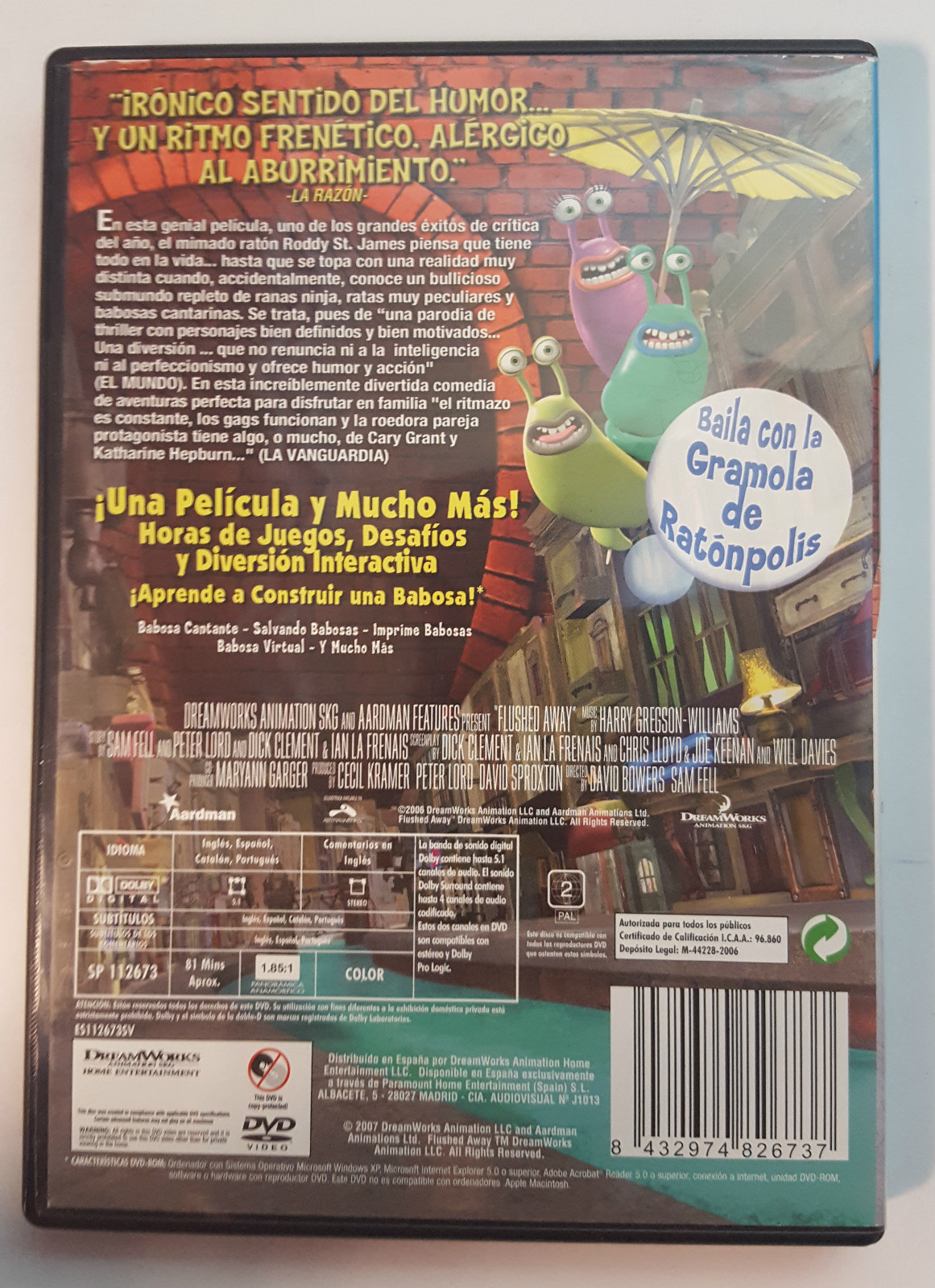 PELICULA DVD RATONPOLIS DREAMWORKS | eBay