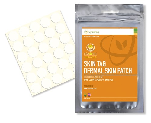 BioClear Skin Tag Dermal Removal Patches - Natural, Safe & Easy Remove ...