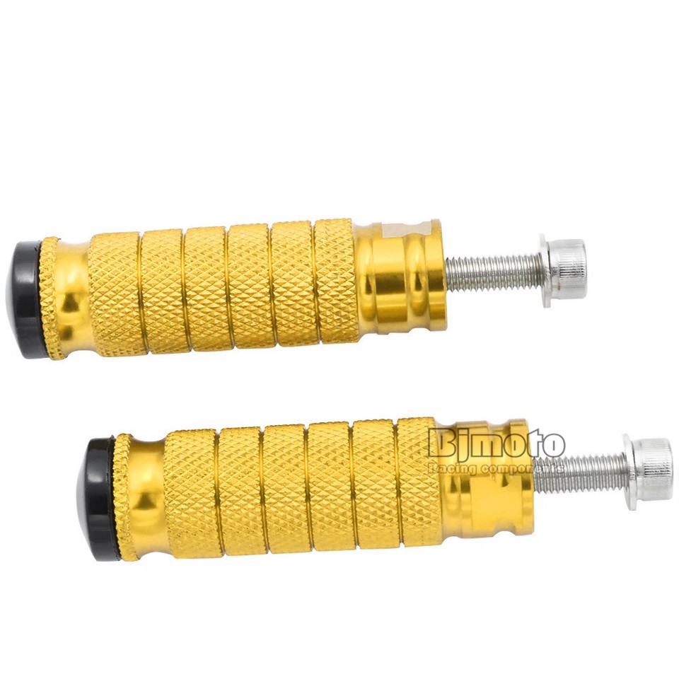 CNC Universal Motorcycle Rearset Foot Pegs Pedals Steps Footrest Foot ...