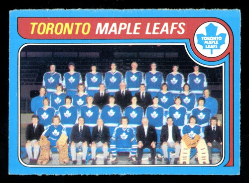1979-80 OPC O PEE CHEE #258 TORONTO MAPLE LEAFS TEAM UNMARKED NM HOCKEY ...