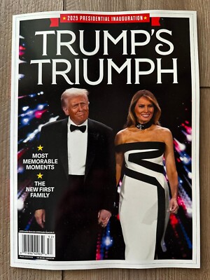 2025 PRESIDENT DONALD TRUMP 360 Media Magazine TRUMP'S TRIUMPH ...