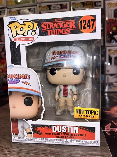 Funko Pop! Stranger Things Dustin Hot Topic Exclusive Figure! (#1247 ...