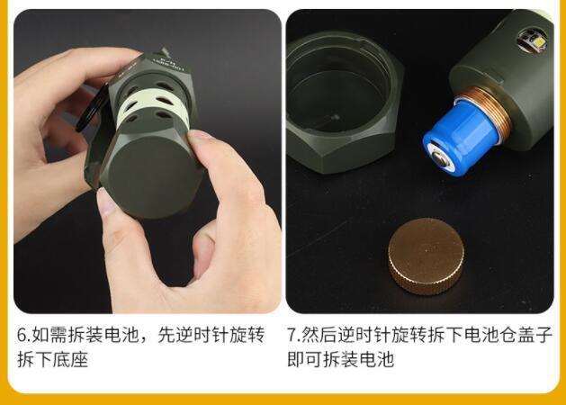 Emergency Flash Light Tactical Cosplay Nylon Dummy M84 Flashbang ...