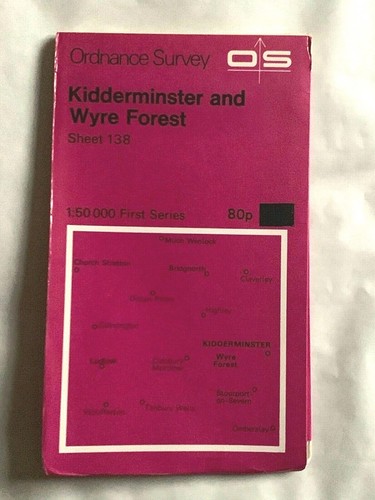 OS, Ordnance Survey Landranger map 138, Kidderminster & Wyre Forest | eBay