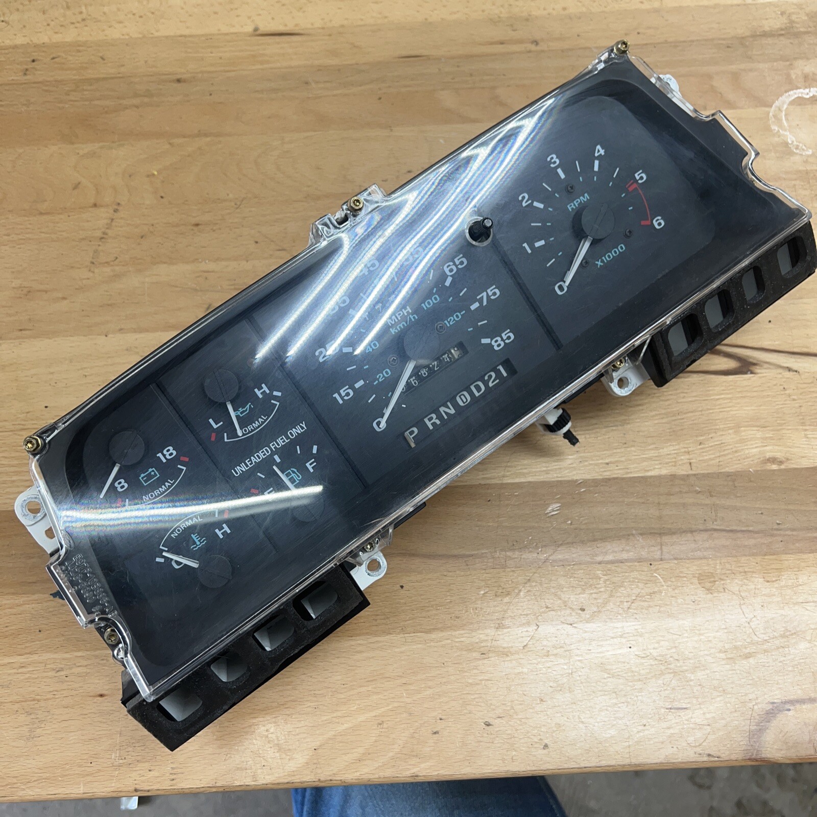 1993 Ford Explorer Instrument Cluster Speedometer Tachometer Gauges ...