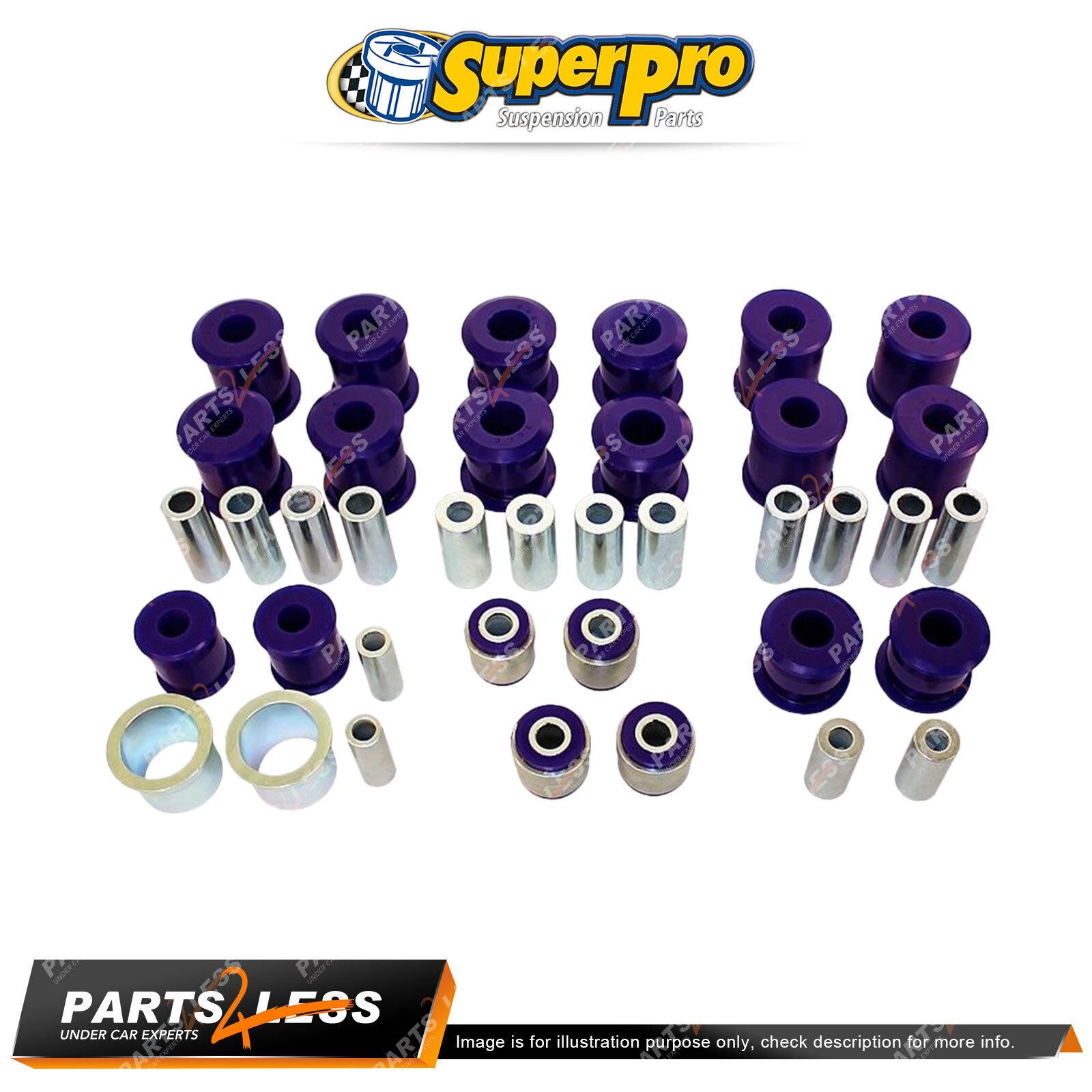 Superpro Durable Polyurethane Front and Rear Enhancement Bush Kit ...