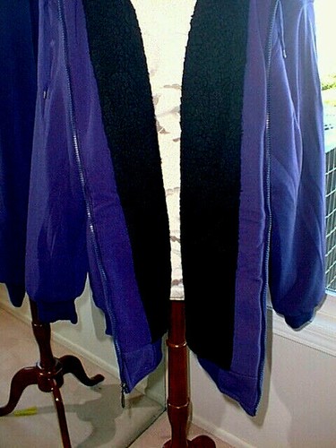 NWT Mack Russo Mens Hooded Navy Blue Jacket Size XL Fleece Lined Zipper ...