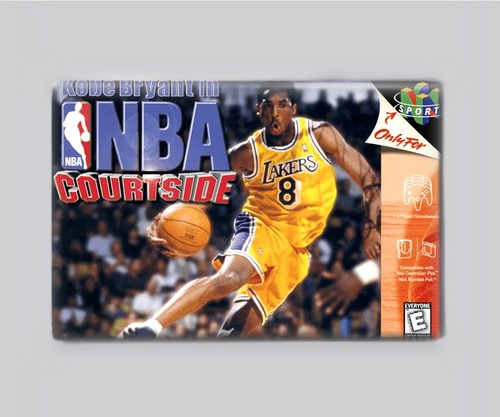 KOBE BRYANT NBA COURTSIDE / N64 - 2"x3" FRIDGE MAGNET (nintendo 64 game ...