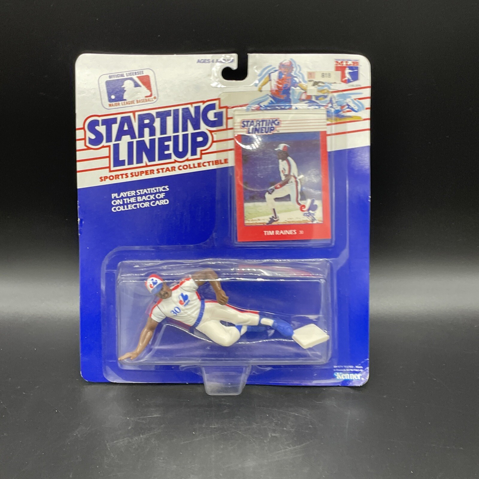 1988 Starting Lineup Lot of 8 Raines Joyner Burks Bell Clark Guerrero ...