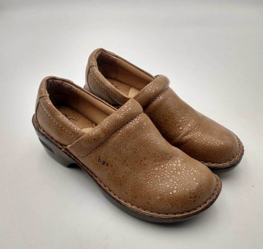 Børn Concept BOC Women's Sz 8.5 Tan Slip On C00092 Clog $144 | eBay