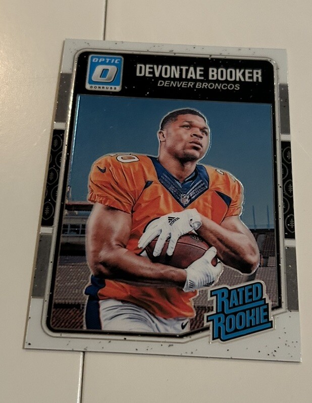 2016 Donruss Optic Devontae Booker RC Rated Rookie Denver Broncos #166 | eBay