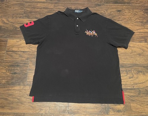 Polo Ralph Lauren Shirt Mens Size 2XB Triple Pony Embroidered ...