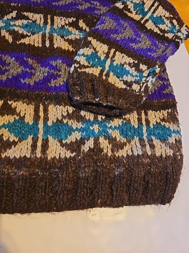 World Class Incorporated 100% Wool Womens Sweater Sz 2xl? 27x30" Made ...