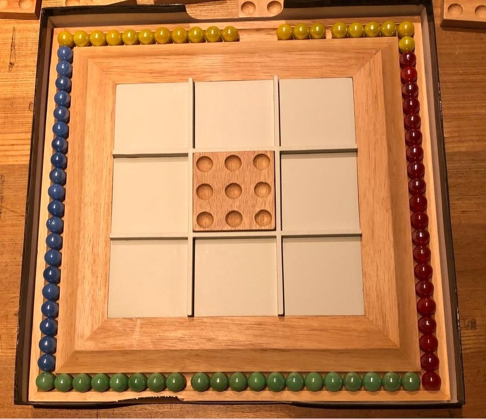 Pentago XL Swed Wooden Board Game with Marbles Used Rare Condition PP6 ...