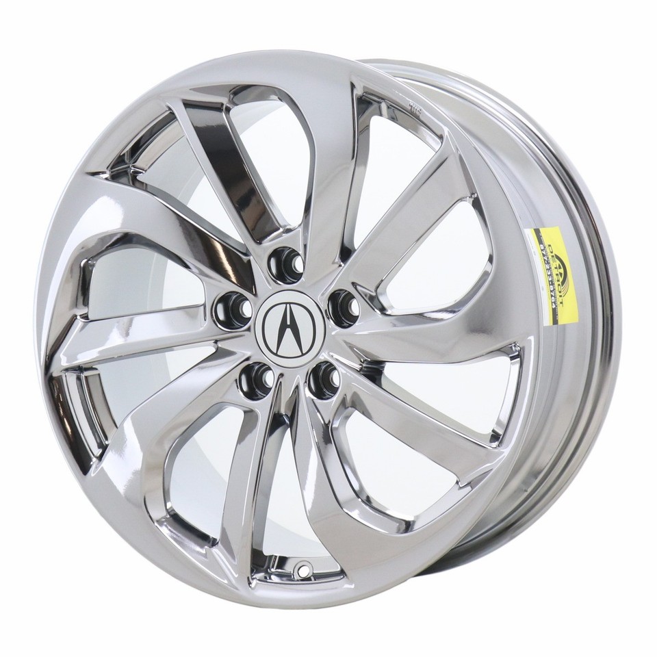 18" ACURA RDX PVD BRIGHT CHROME-C WHEELS RIMS FACTORY OEM 71836 2016 ...