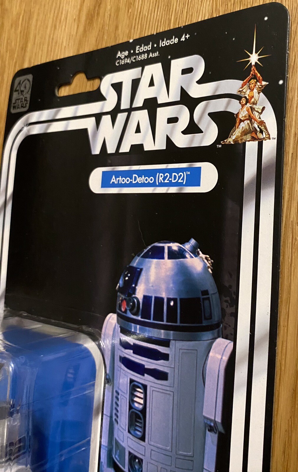 Star Wars Kenner 40th Anniversary Black Series R2d2 MOC for sale online ...