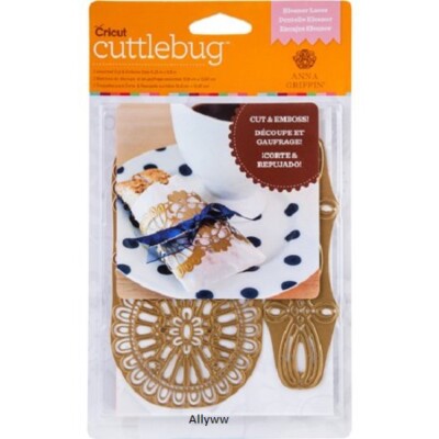 Cricut Cuttlebug Anna Griffin ELEANOR LACES Cut and Emboss Dies RARE | eBay