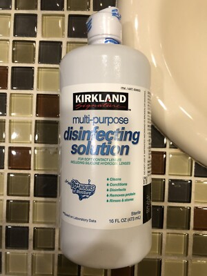 Kirkland Multi-Purpose Disinfecting Solution for Soft Contact Lens, 16 ...