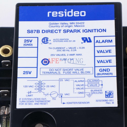 1PC NEW Honeywell - Resideo Direct Spark Ignition Control S87B1016 S87B ...