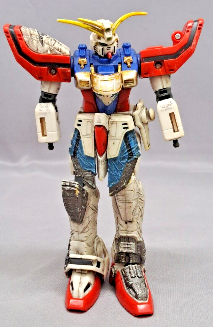 Bandai Mobile Suit Battle Scarred Hyper God Gundam Burning Action ...