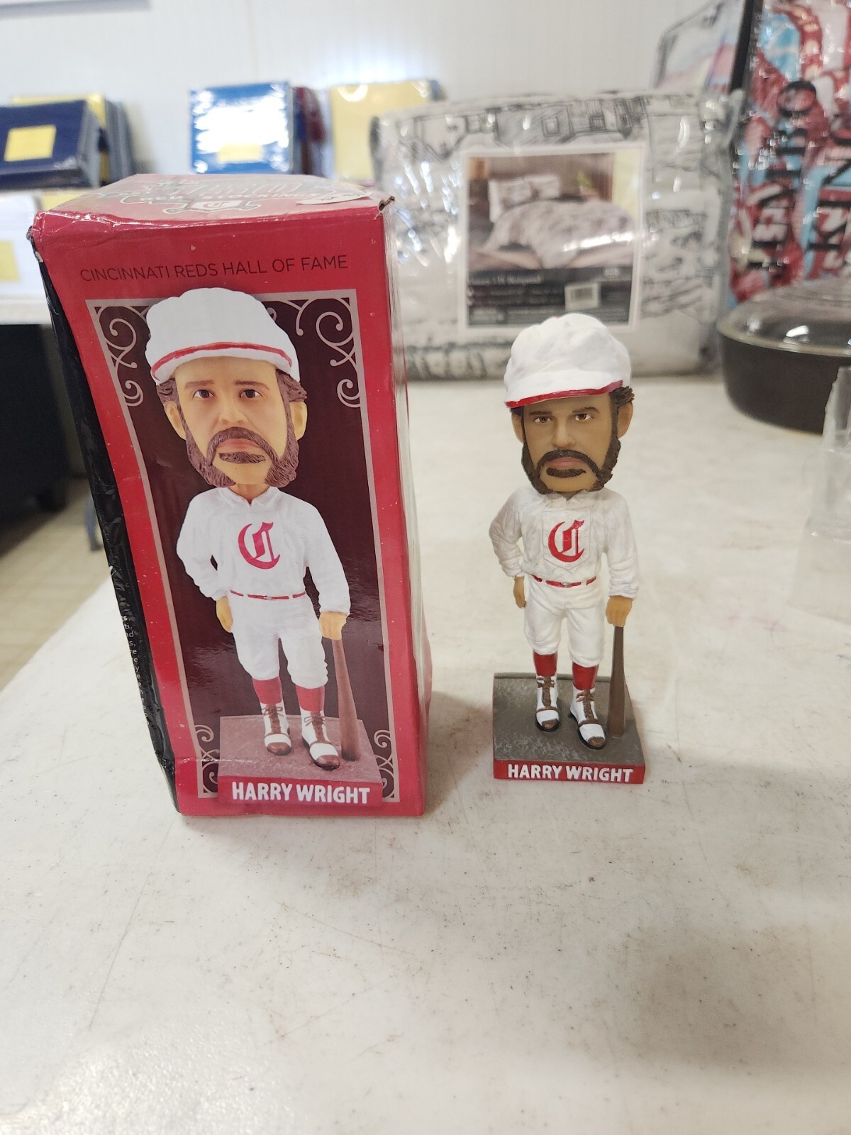 Cincinnati Reds Hall Of Fame Harry Wright Bobblehead | eBay