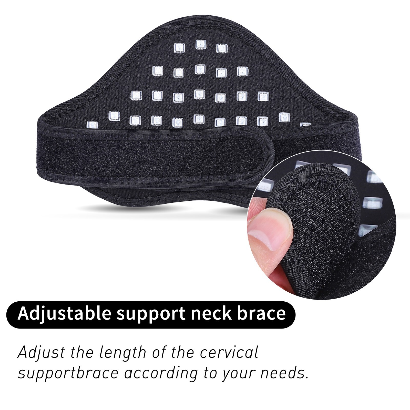 880nm Infrared Red Light Therapy Laser Neck Wrap Belt for Neck Wrist ...