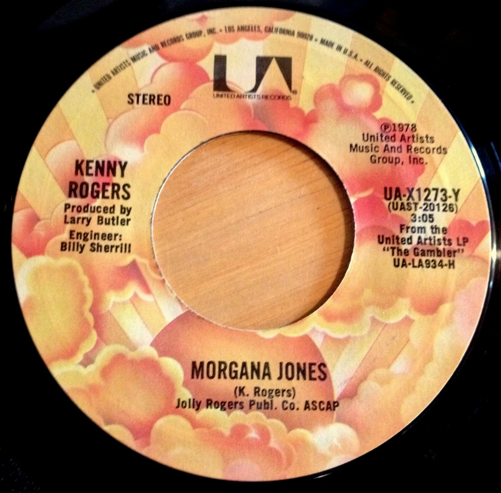 Kenny Rogers 45 She Believes In Me / Morgana Jones w/ts | eBay