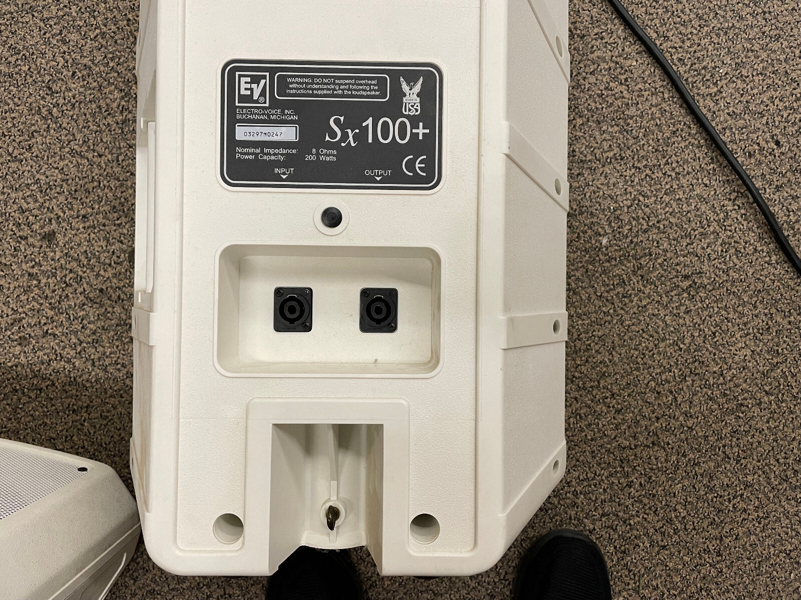 2 Electro-Voice EV SX100 12" Full Range Two-Way 200 Watt Portable PA ...
