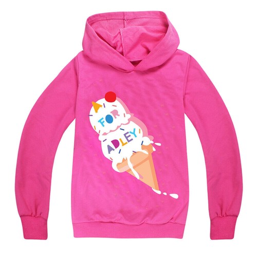 A for Adley Hoodie Youtuber Tracksuit Dress Girls T shirt Top Hat ...