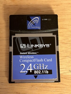 Linksys WCF12 Wireless CompactFlash Card 2.4GHz | eBay
