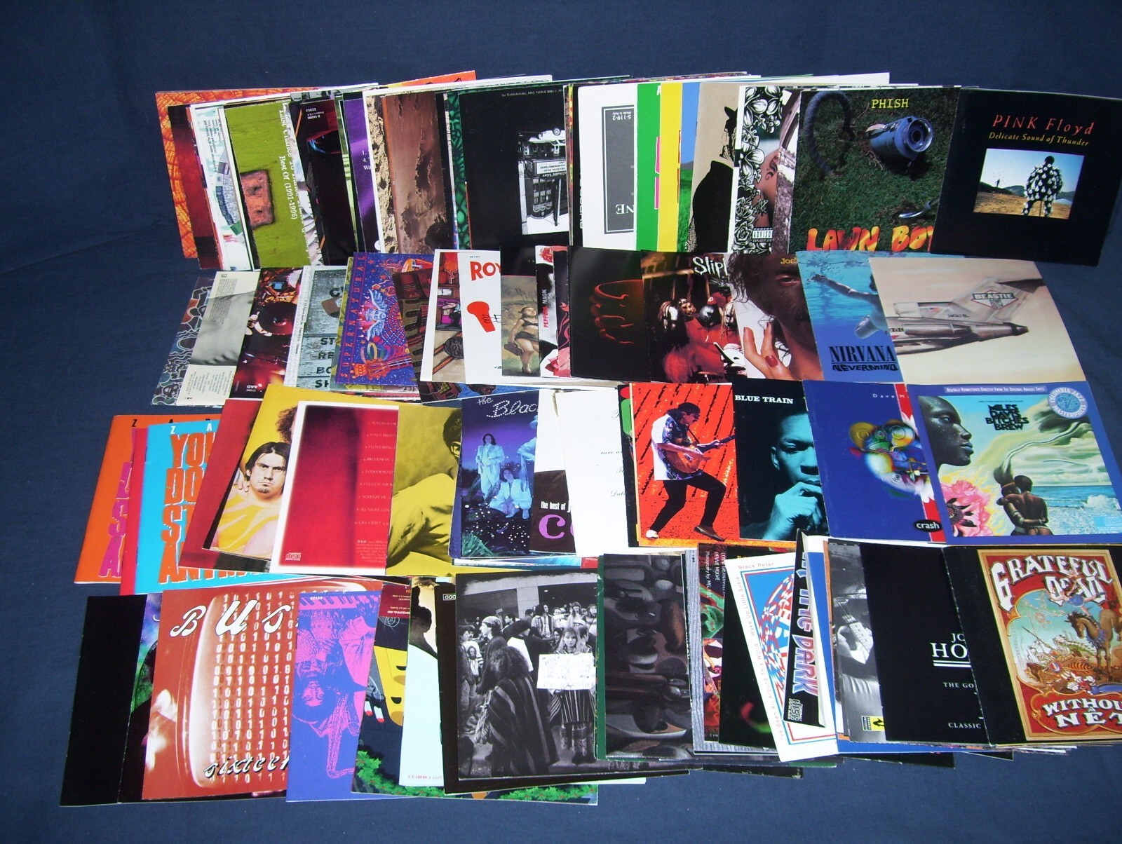 CD Art Insert Lot of 105 Phish Pink Floyd Zappa Dead Beastie Boys Many ...