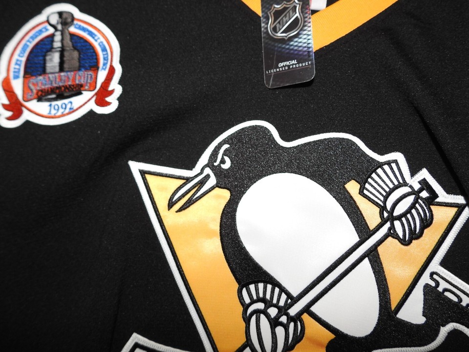 Mitchell & Ness 1992 Pittsburgh Penguins #66 Hockey Jersey New Mens Big ...