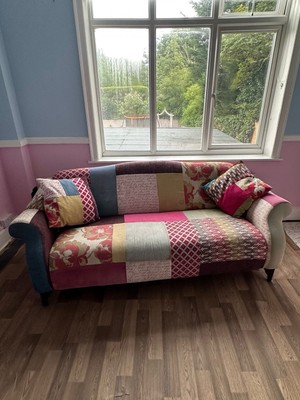 DFS patchwork Sofa | eBay UK