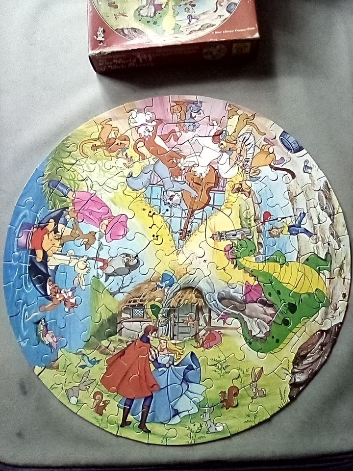 World of Walt Disney Waddingtons jigsaw puzzle 100 extra thick pieces ...