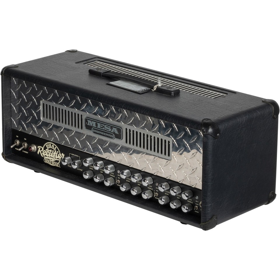 Mesa Boogie Dual Rectifier Solo Head 3-Channel 100-Watt Guitar Amp Head ...