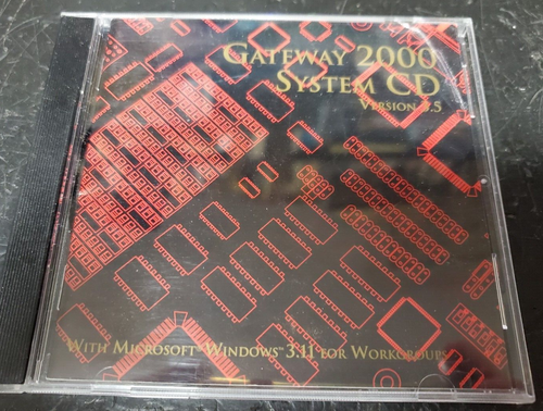 Gateway 2000 System CD Version 3.5 (1 Disc + Manual) | eBay