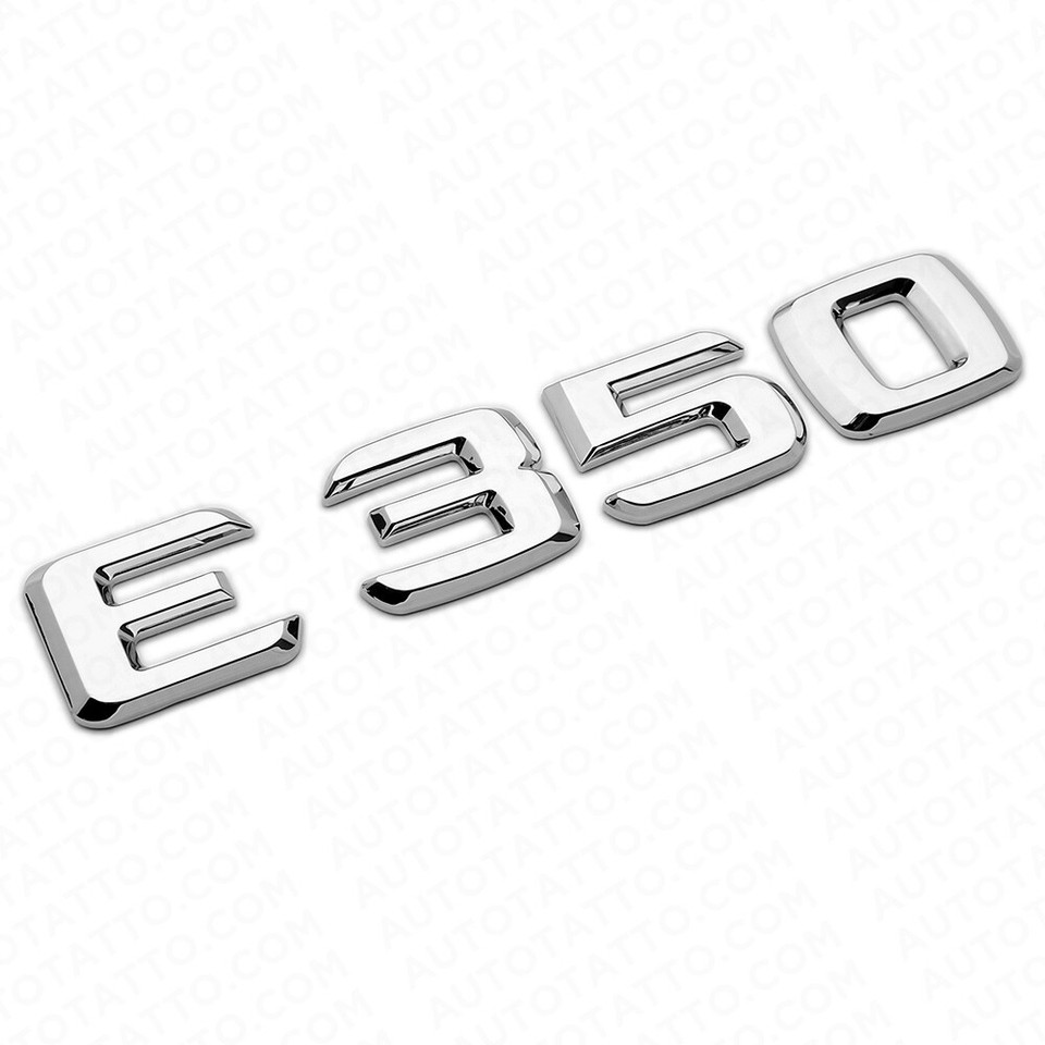 06-14 E 350 AMG Letter Emblem Trunk Logo Nameplate Badge Decorate Sport ...