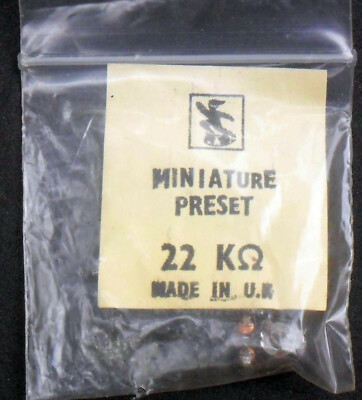22K Variable Resistor Miniature Open Trimmer Preset Screwdriver Adjust ...