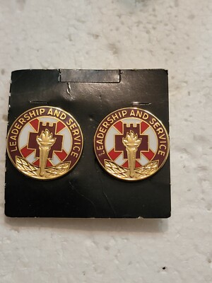 Original US Army 5 Medical Group Distinctive Insignia DI DUI Pair 969 ...