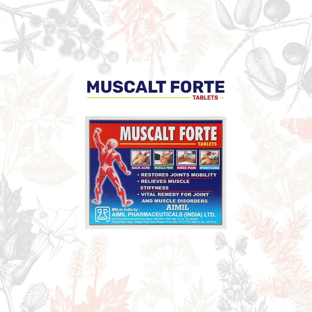 Aimil Muscalt Forte 30 Tablets Ayurveda Ayurvedic Herbal Product | eBay
