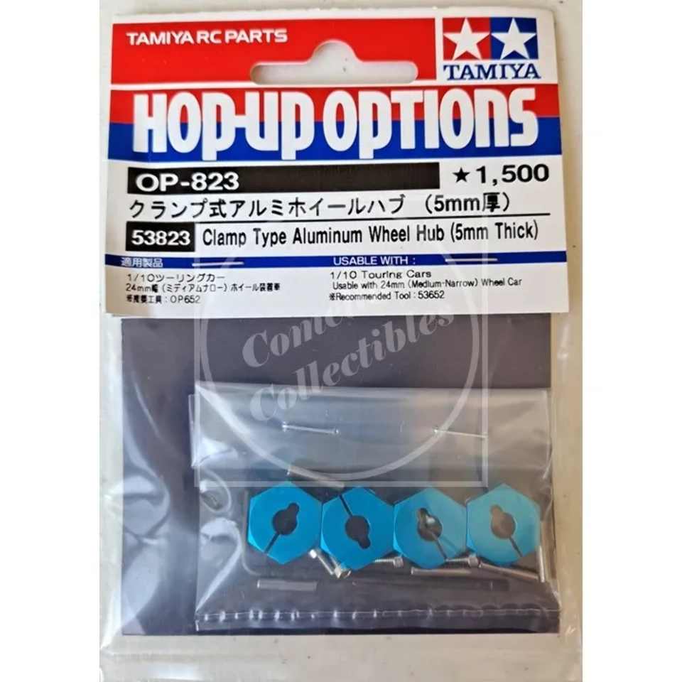 Tamiya Hop-Up Options Clamp Type Aluminum Wheel Hub 5mm Thick OP-823 ...